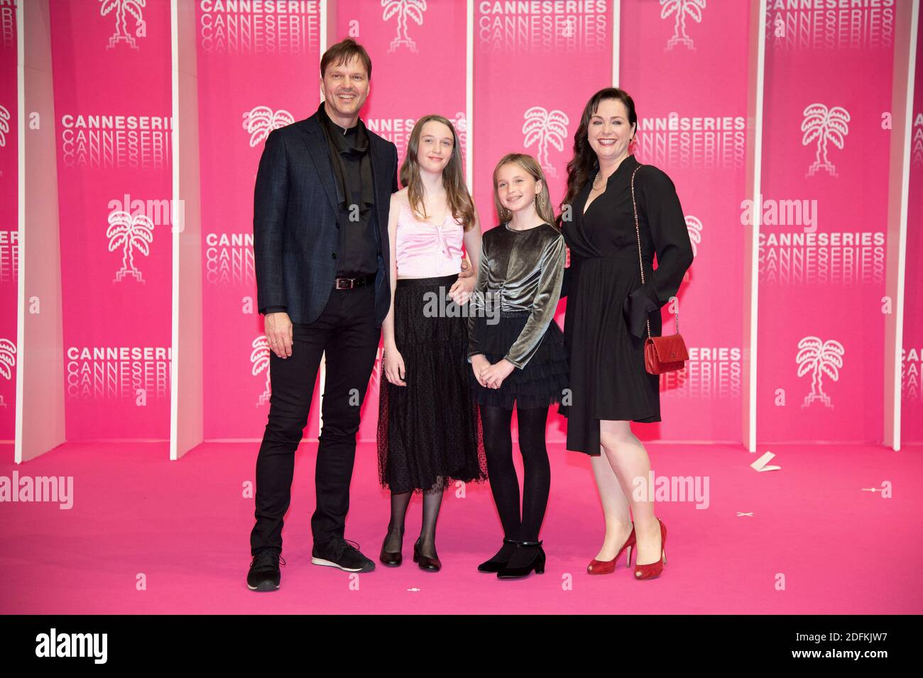 Alexander Eik, Amathea Eik, Leonora Eik and Silje Hopland Eik arrive on ...