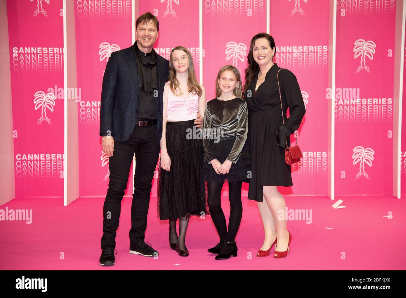 Alexander Eik, Amathea Eik, Leonora Eik and Silje Hopland Eik arrive on ...