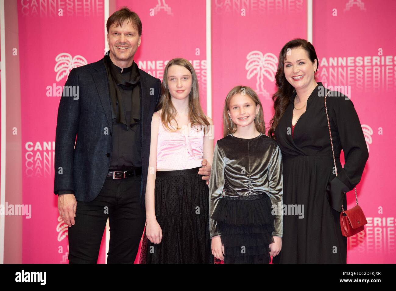 Alexander Eik, Amathea Eik, Leonora Eik and Silje Hopland Eik arrive on ...