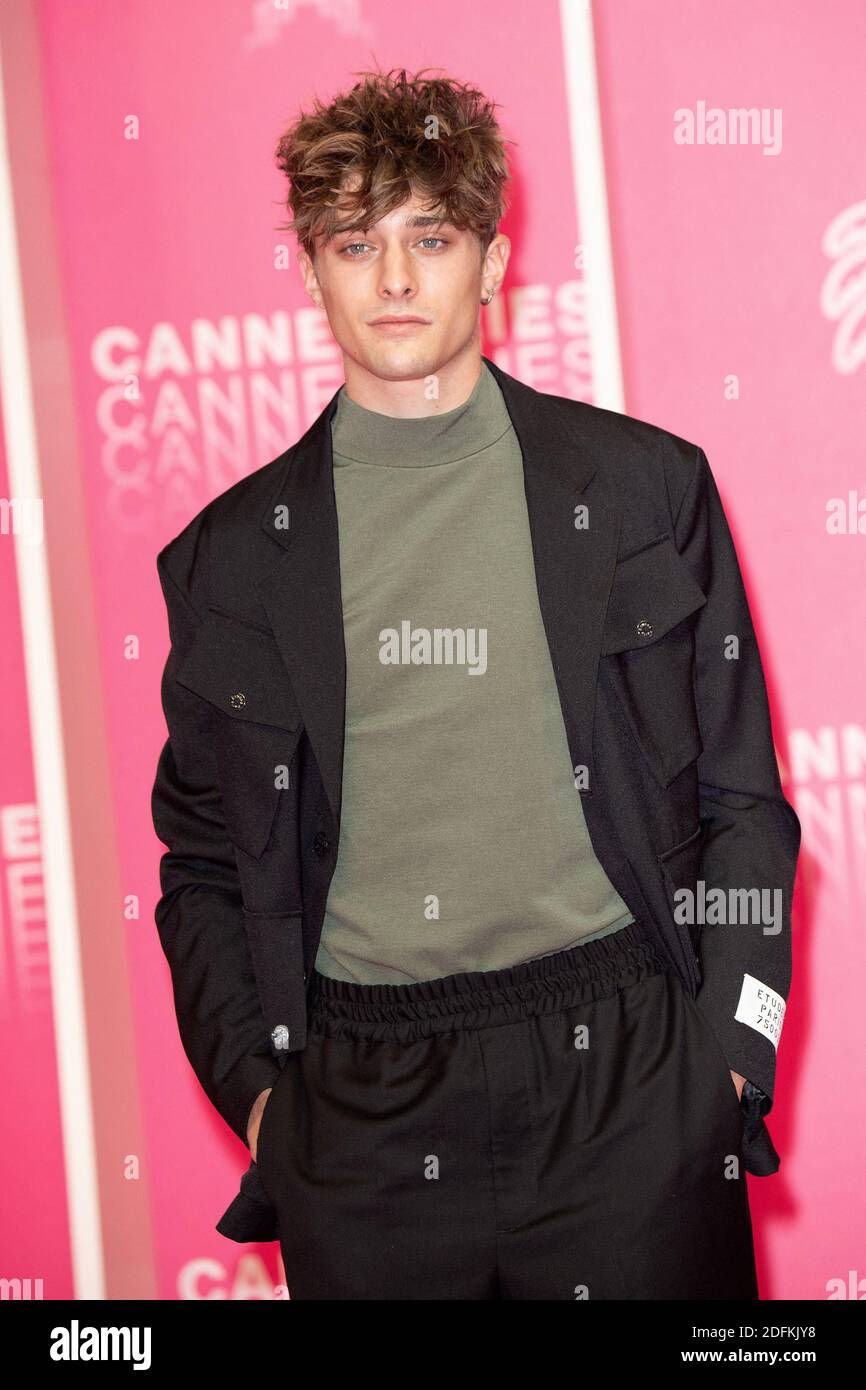 Maxence Daunet-Fauvel arrives on the pink carpet during the 3rd ...