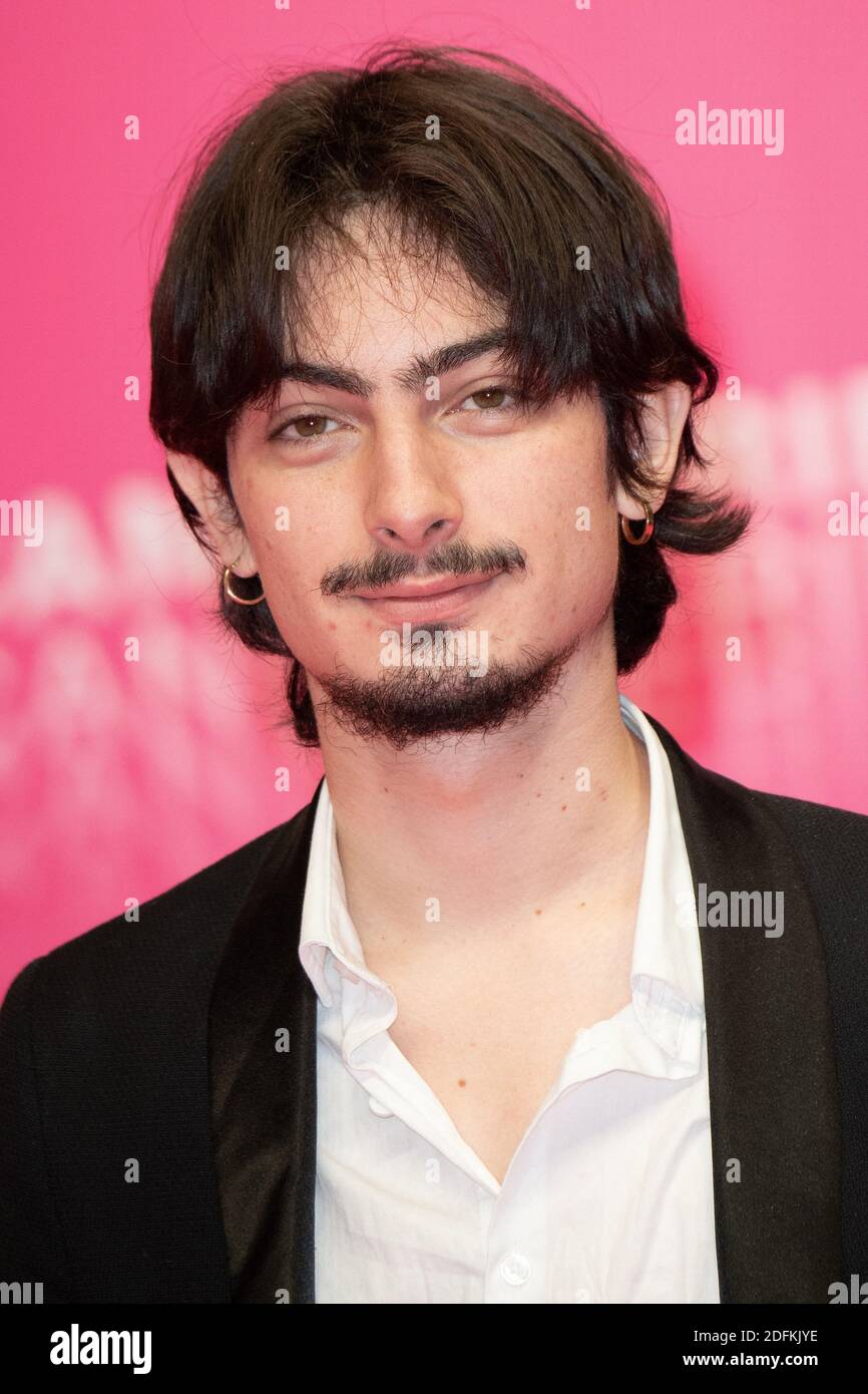 Theo Fernandez arrives on the pink carpet during the 3rd Canneseries ...