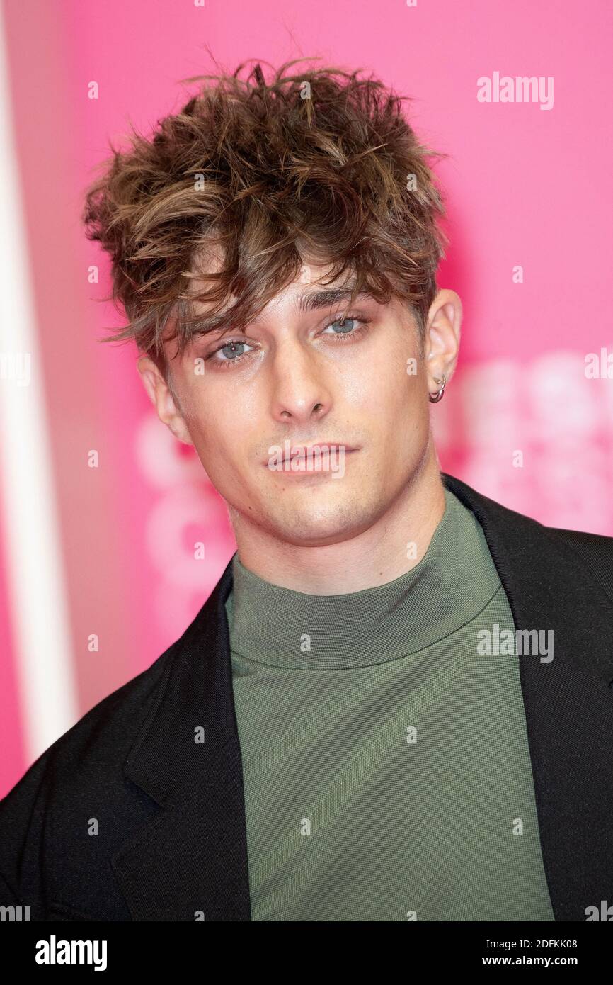 Maxence Daunet-Fauvel arrives on the pink carpet during the 3rd ...