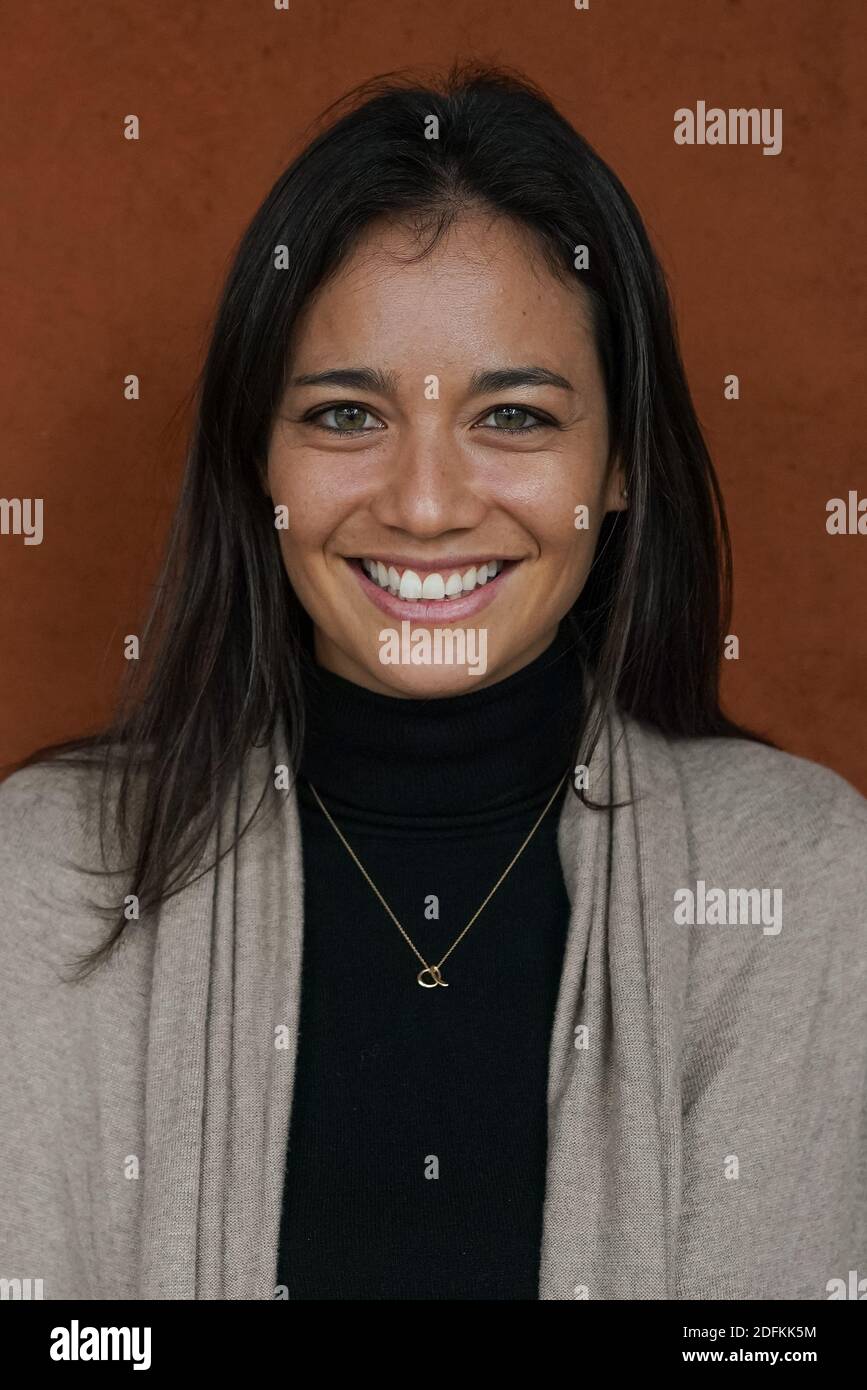 Alize Lim attends the French Open at Roland Garros stadium on October ...