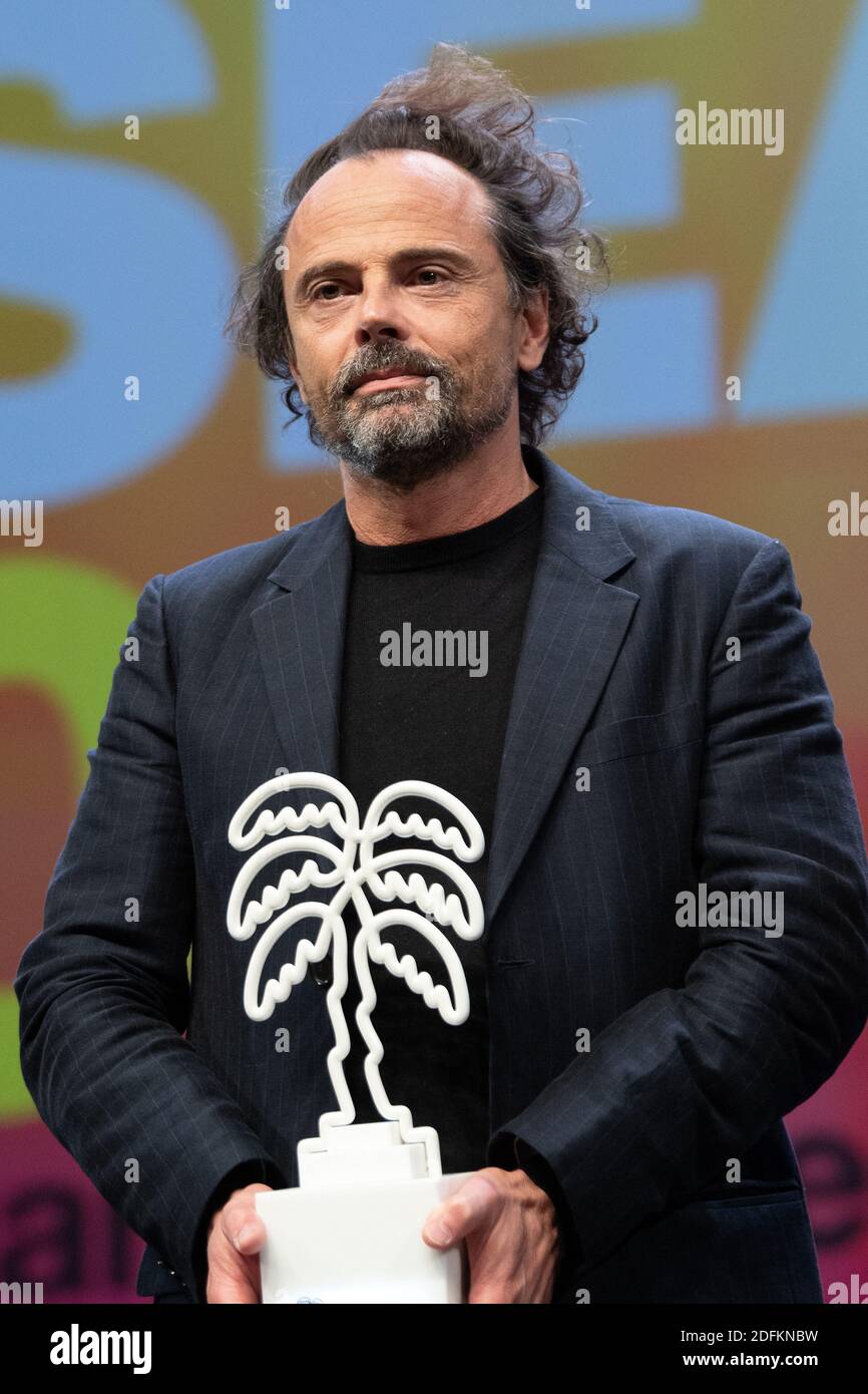 Xavier Mathieu during the closing ceremony of the 3rd Festival de ...