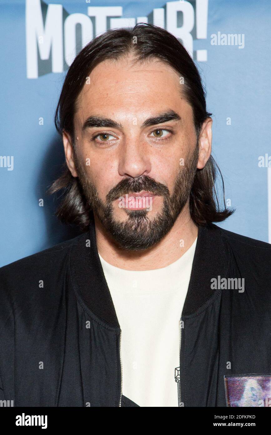 Rapper Gringe attends Moteur! fait son festival event at cinema Gaumont ...