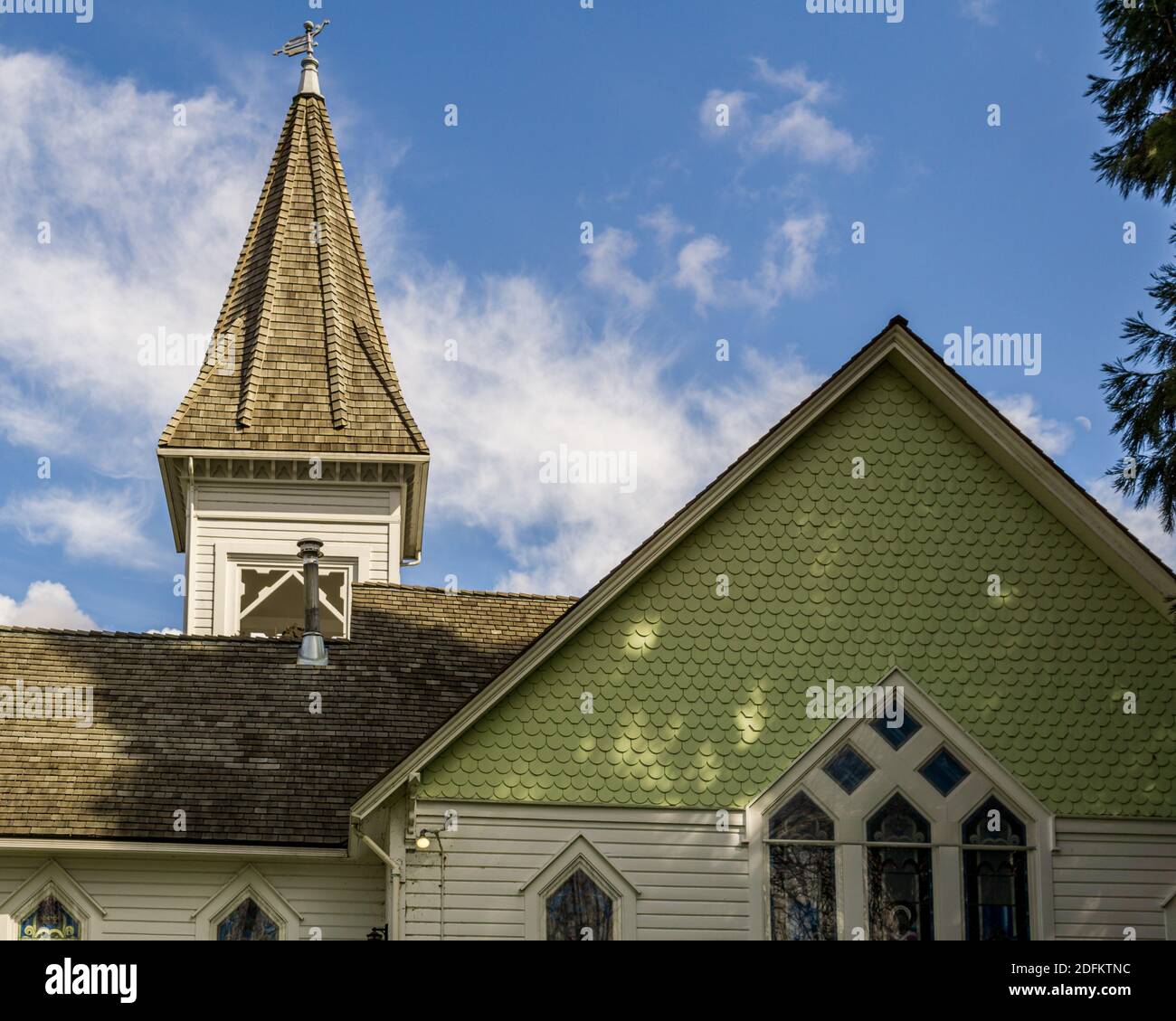RICHMOND, CANADA - JUNE 1, 2020: Church historic Richmond Chapel in ...