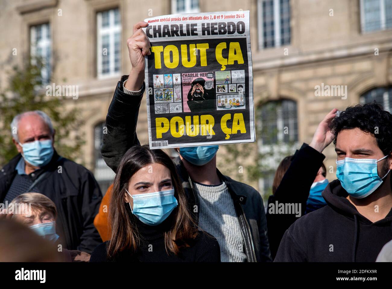 Tribute to Samuel Paty, the professor beheaded in a terrorist attack ...