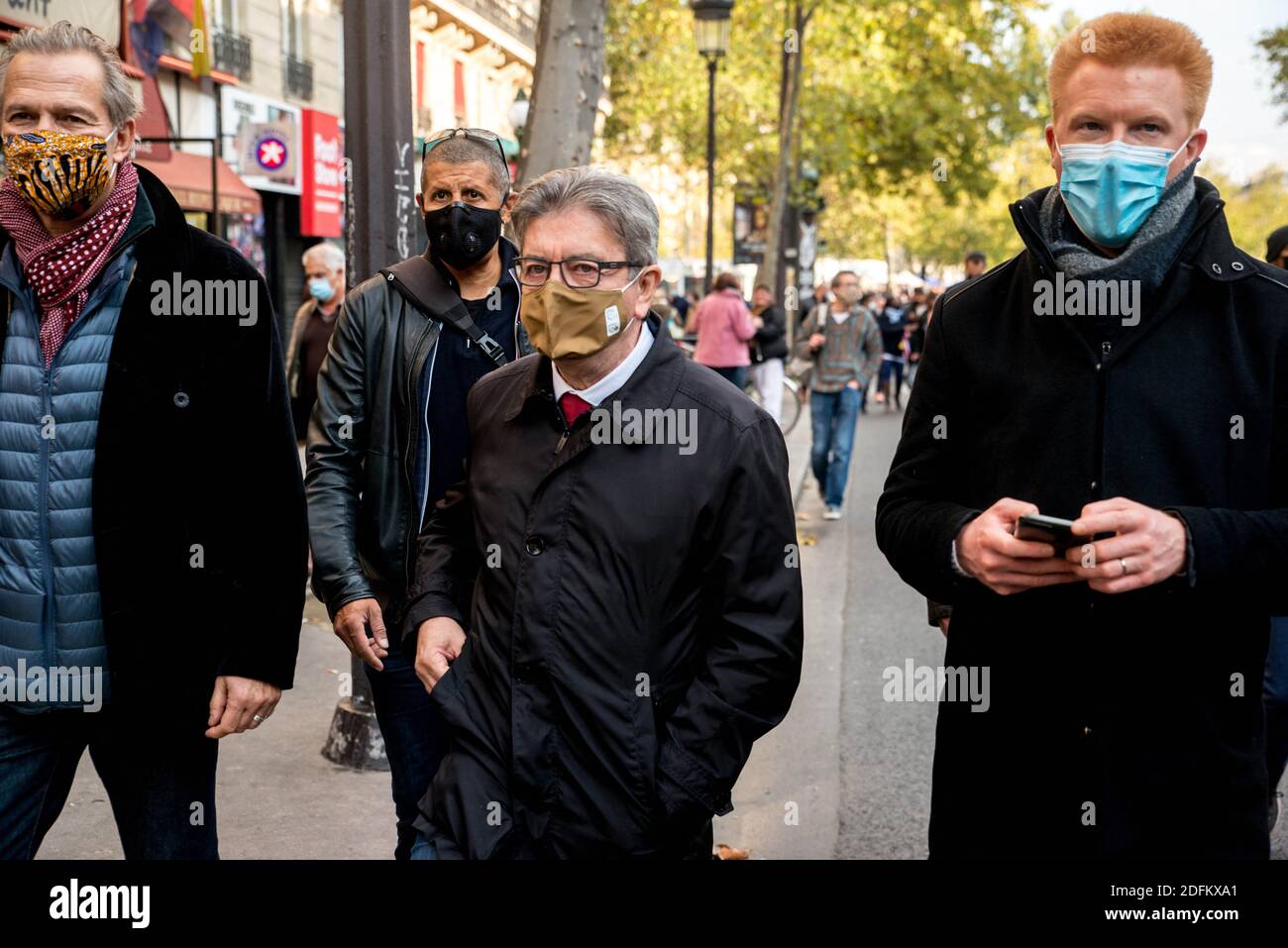 LFI leader Jean-Luc Melenchon and French Member of Parliament of the ...