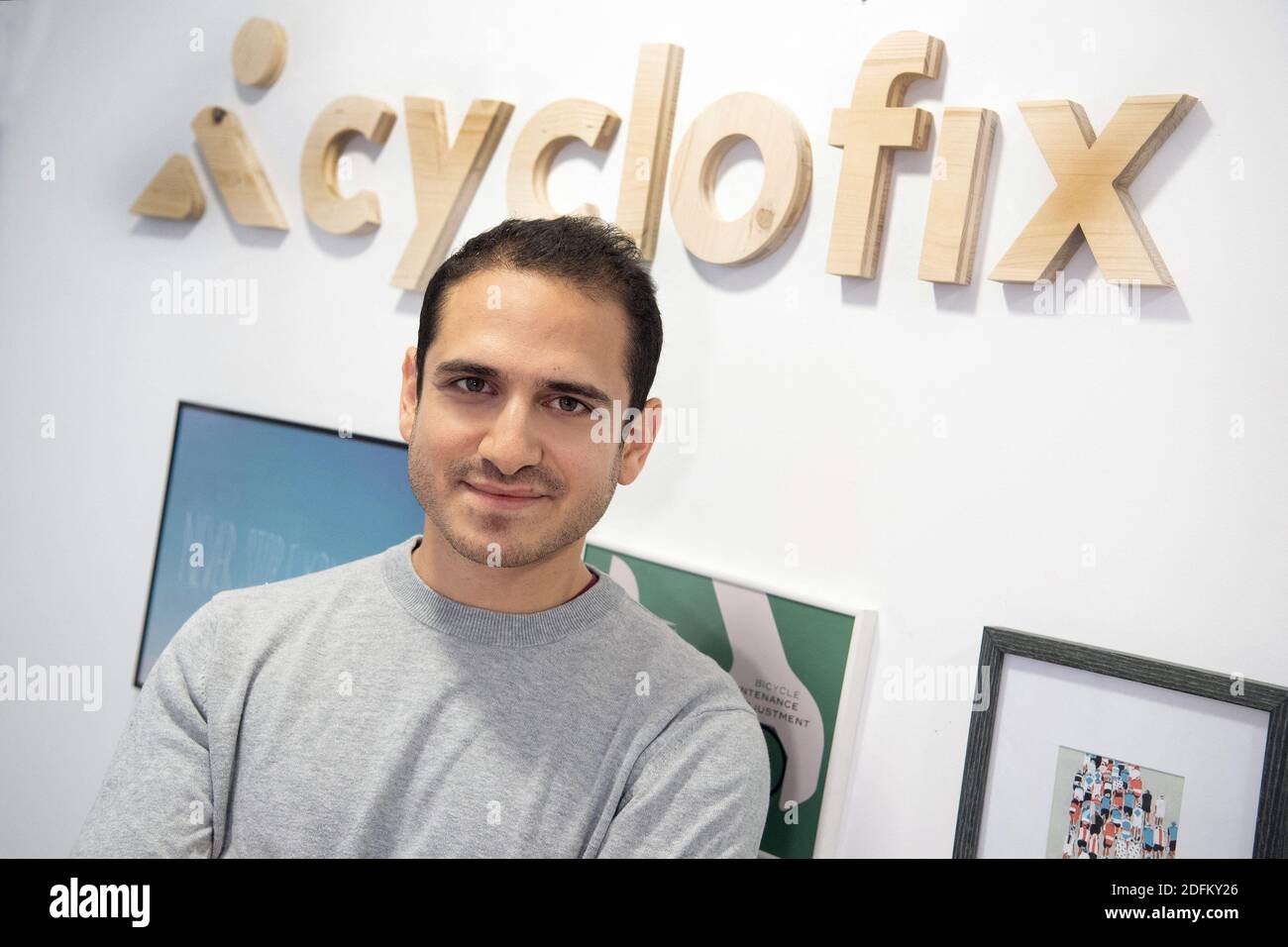 Alexis Zerbib, créateur et dirigeant de Cyclofix avec Stéphane Folliet ...