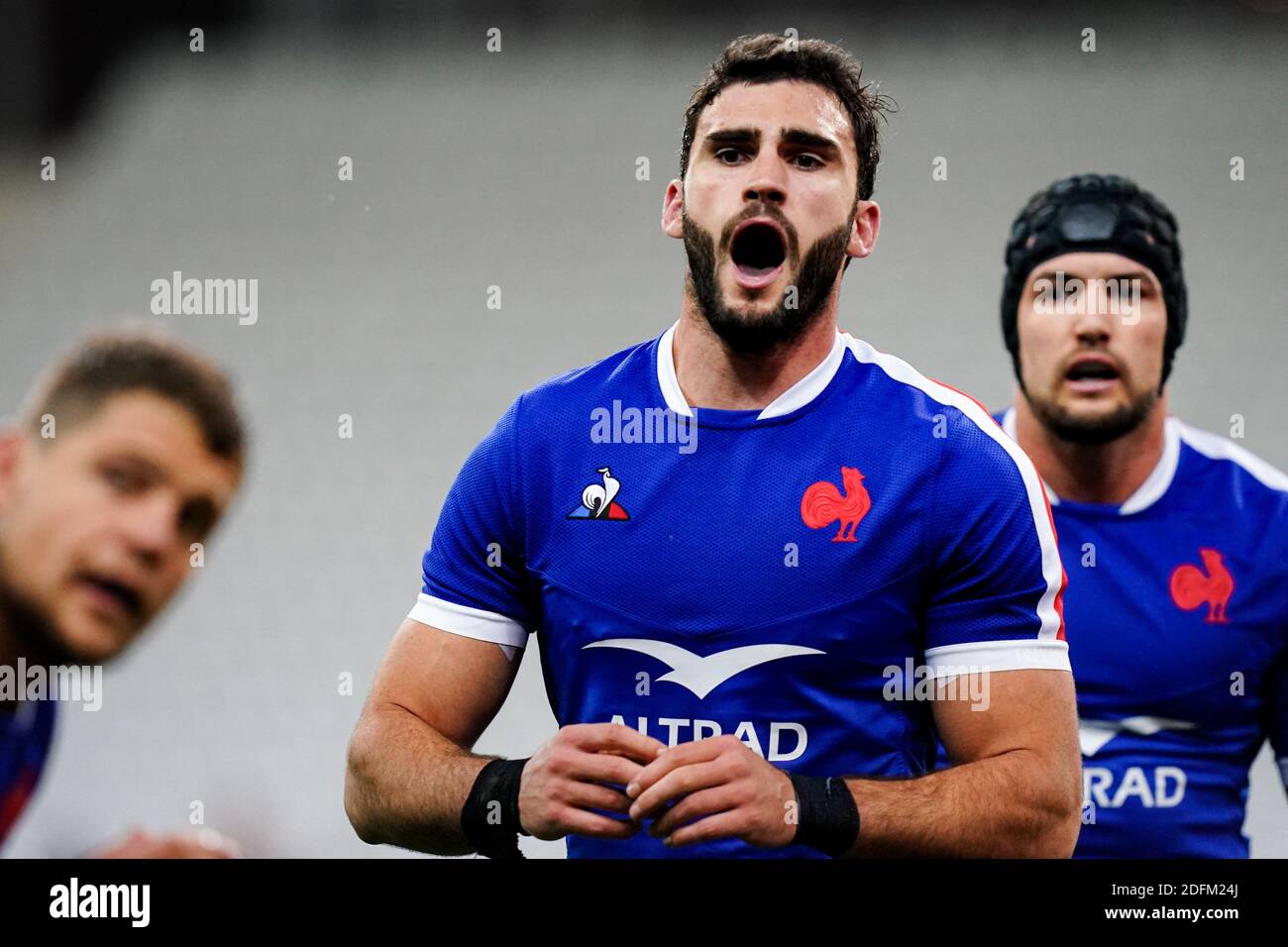The French Captain Charles Ollivon (FRA) during the Rugby Test Match ...