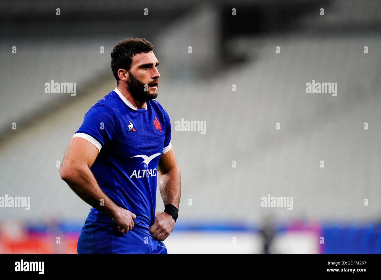 The French Captain Charles Ollivon (FRA) during the Rugby Test Match ...