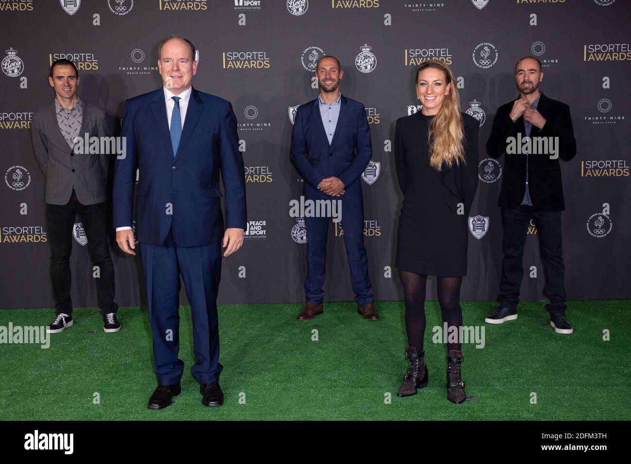 SAS Prince Albert II of Monaco, Julien Absalon, Fabien Barel, Nicolas ...