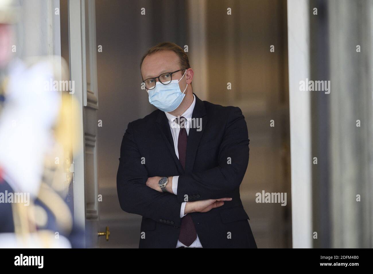 Technical advisor Europe Alexandre Adam at the Elysee Palace in Paris ...