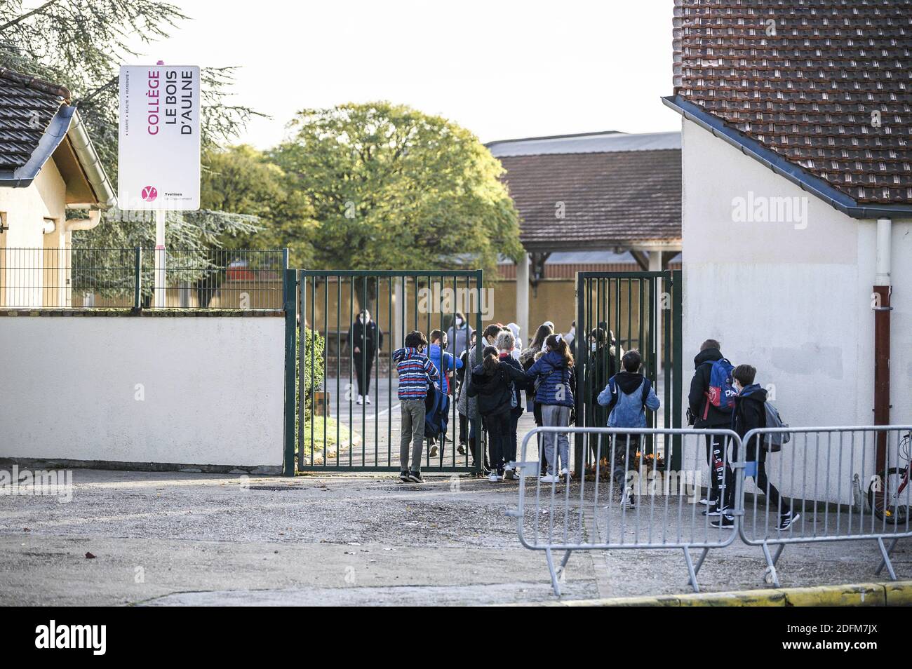 French CRS (Compagnies Republicaines de Securite) police officers stand ...