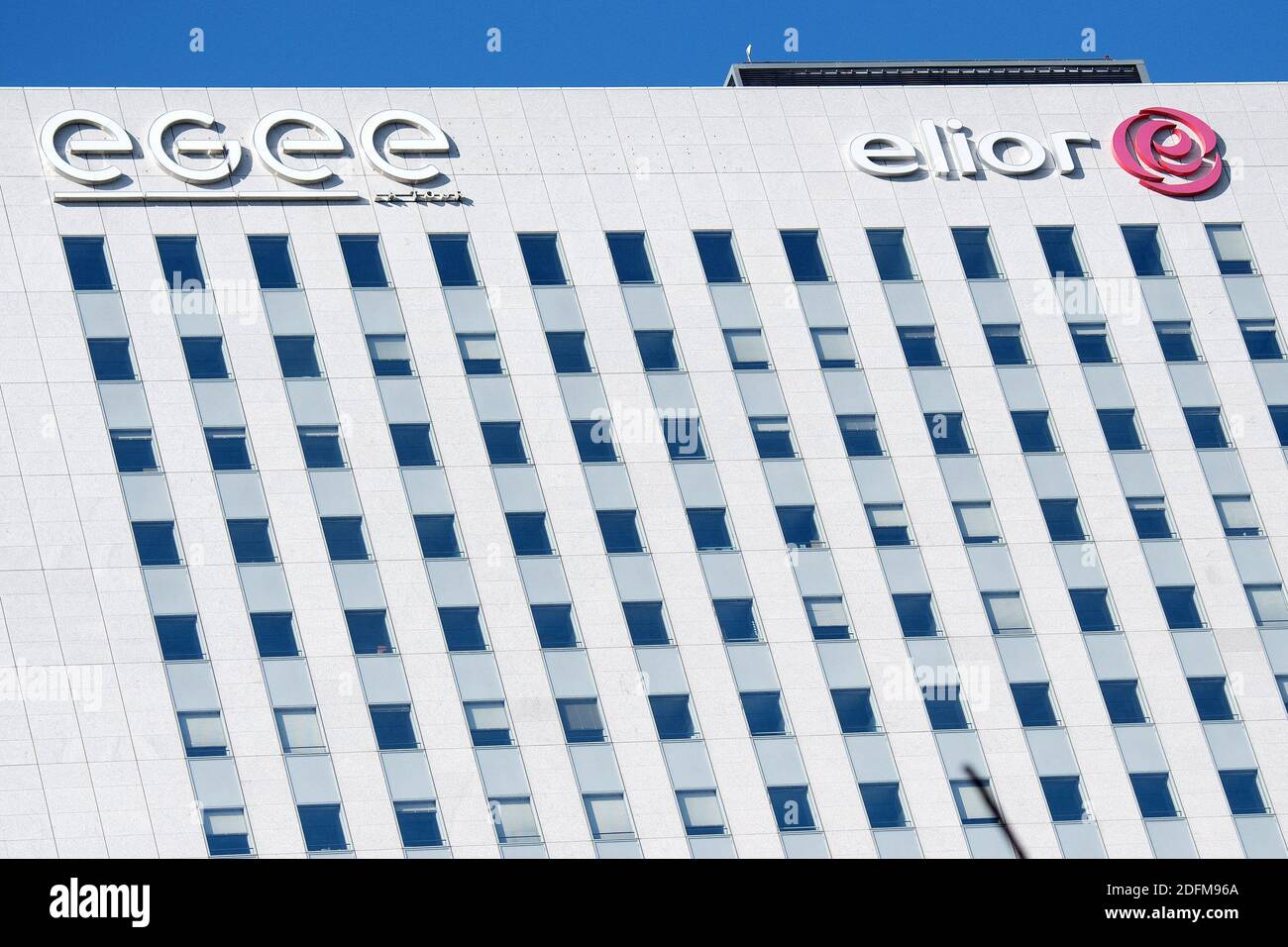 A general view of EGEE and ELIOR building in La Defense business district, on November 04, 2020 ...