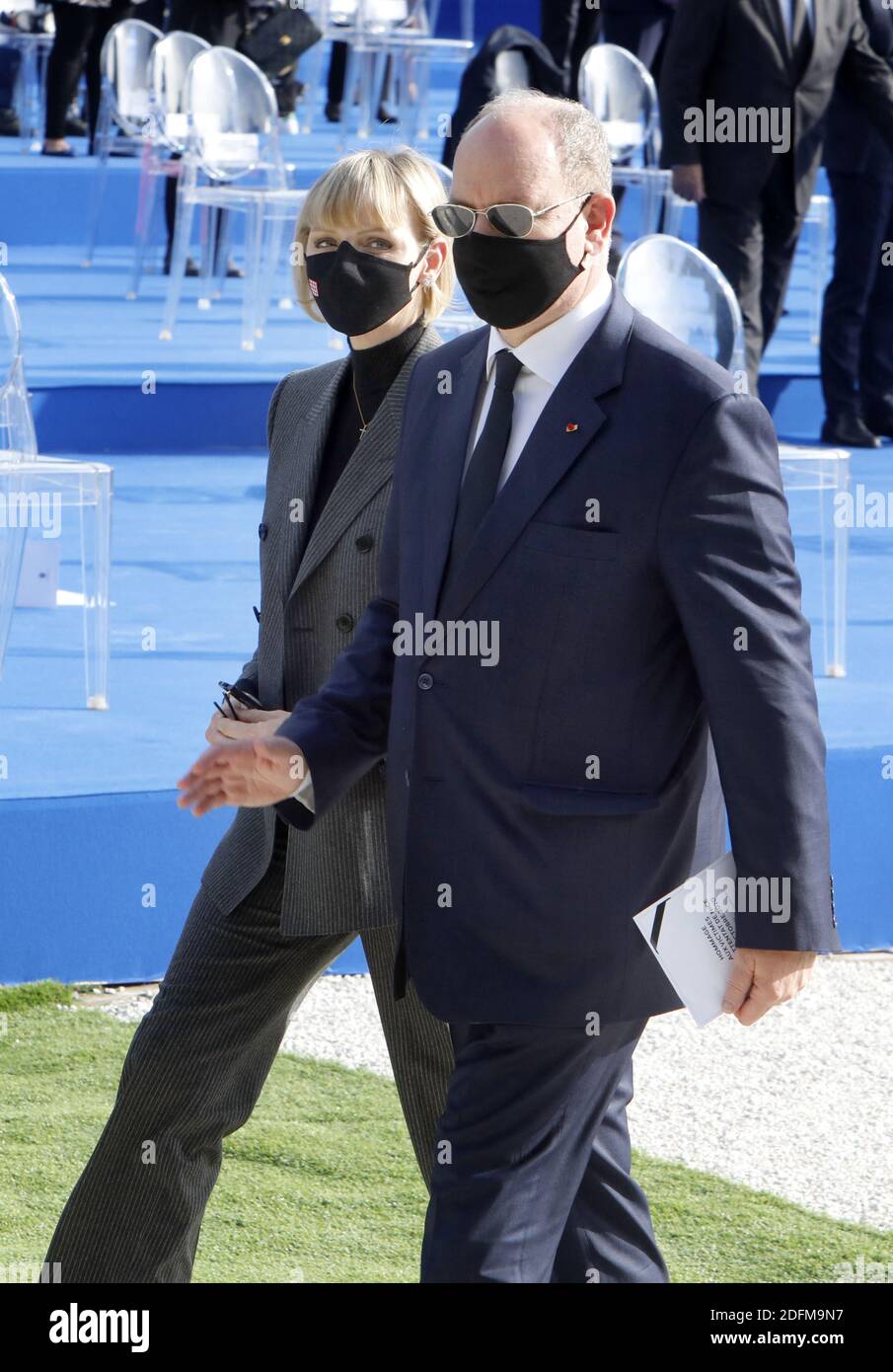 Prince Albert II of Monaco and Princess Charlene of Monaco during the ...