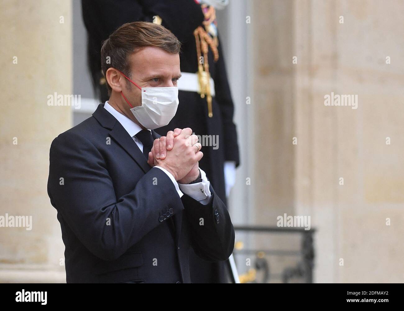 French President Emmanuel Macron meets Austrian Chancellor Sebastian ...