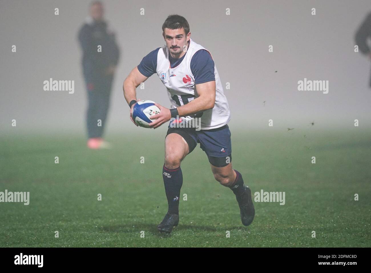 Thomas Ramos during the French rugby team training at the CNR, in ...