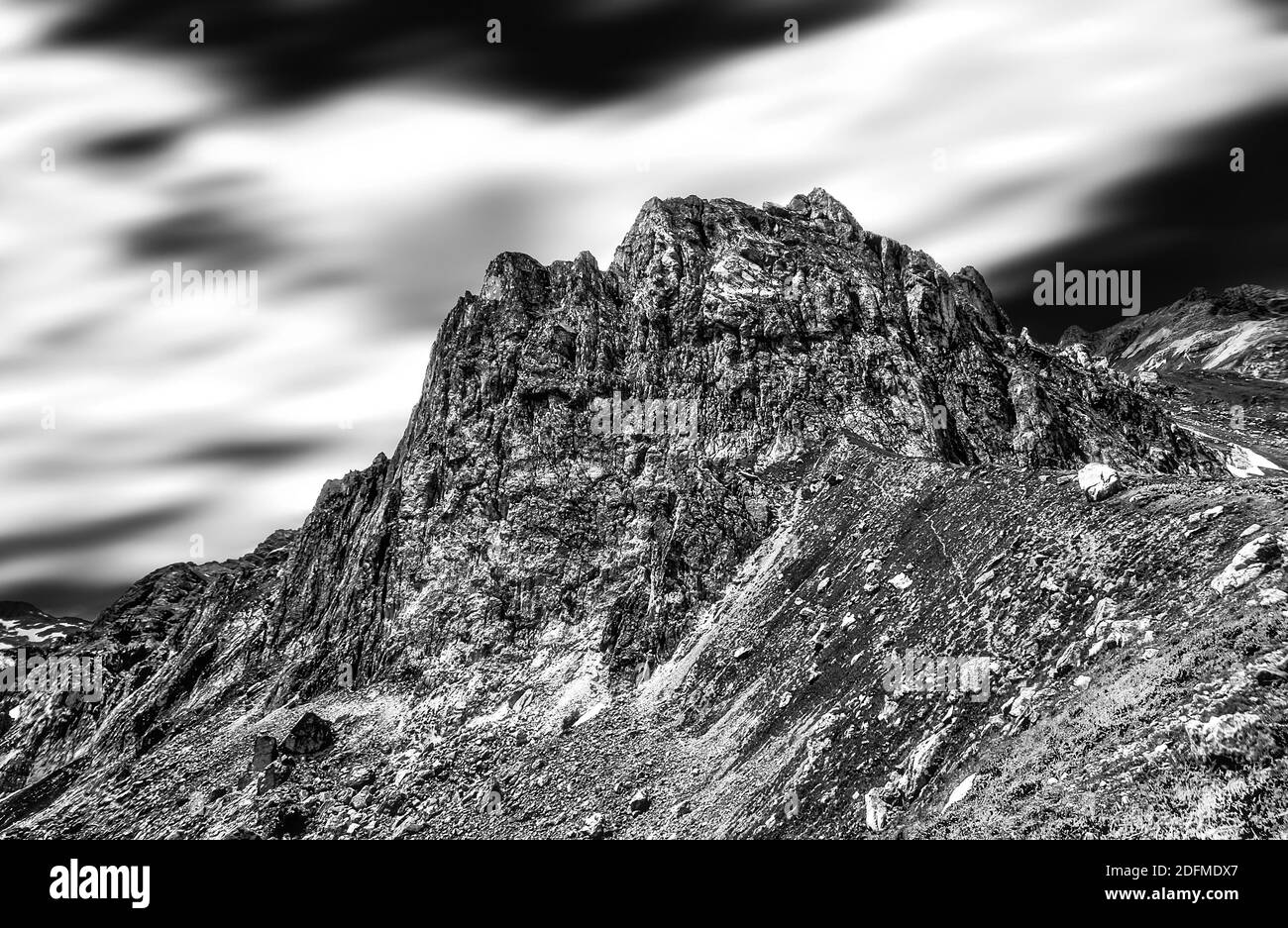 Views of Mount Oshten, Road to Oshten Stock Photo - Alamy