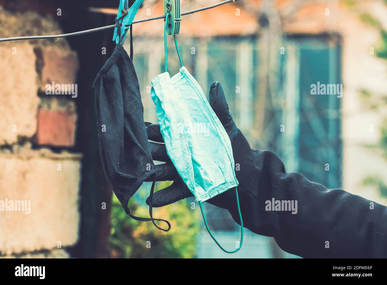Close up new medical masks hi-res stock photography and images - Alamy