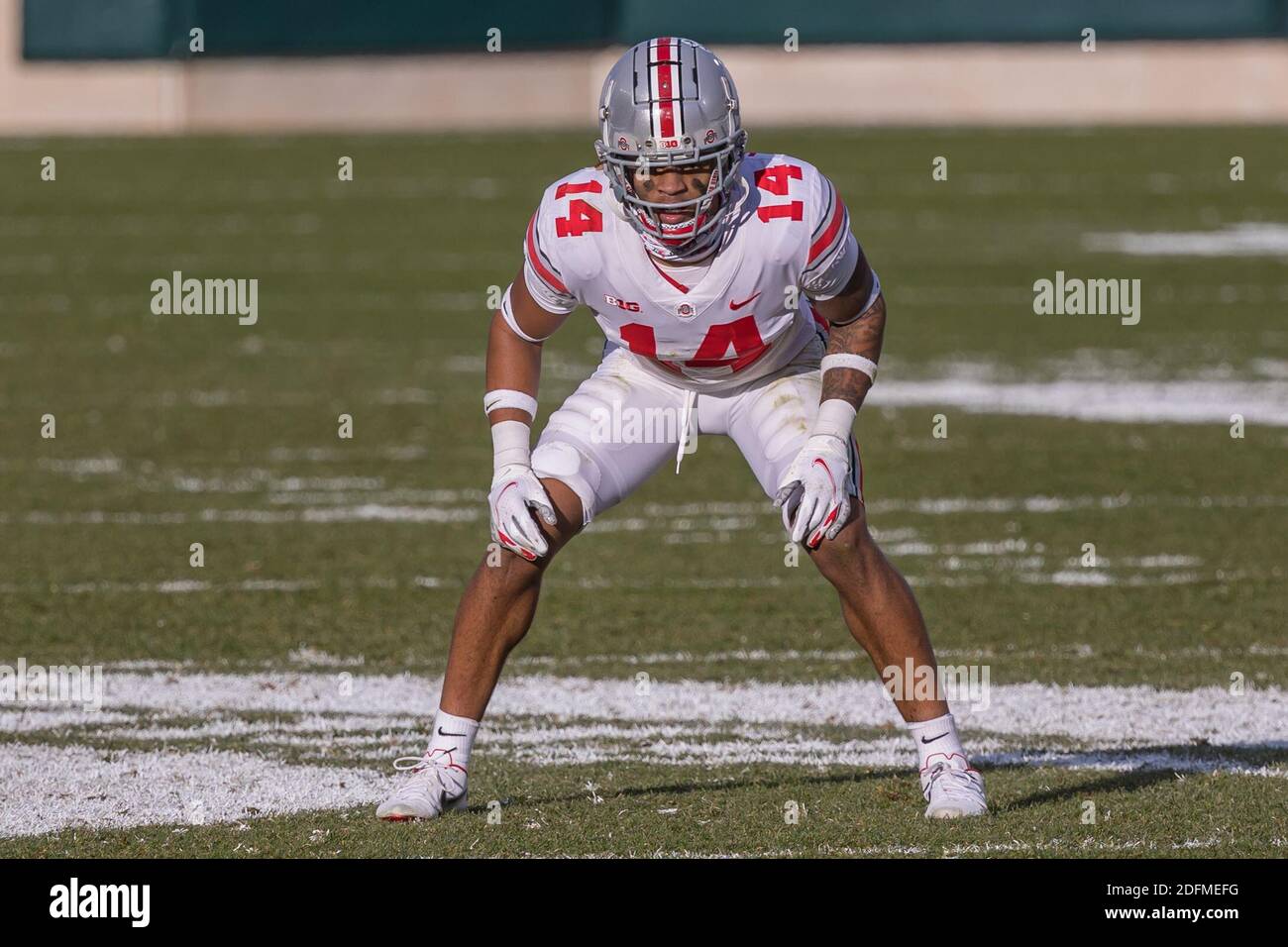East Lansing, Michigan, USA. 5th Dec, 2020. Ohio State Buckeyes safety ...