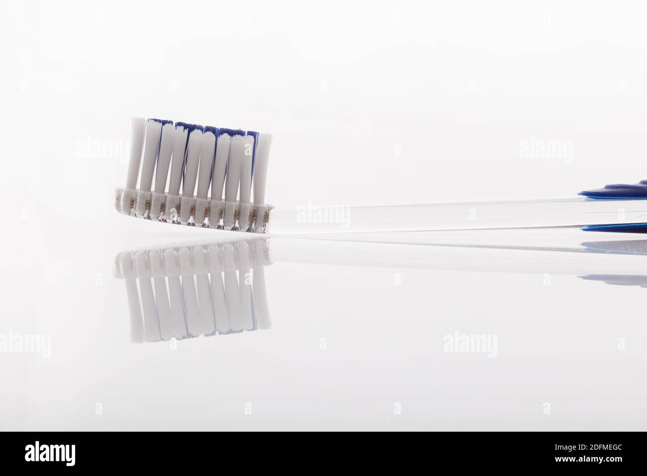 Toothpaste on toothbrush detail hi-res stock photography and images - Alamy
