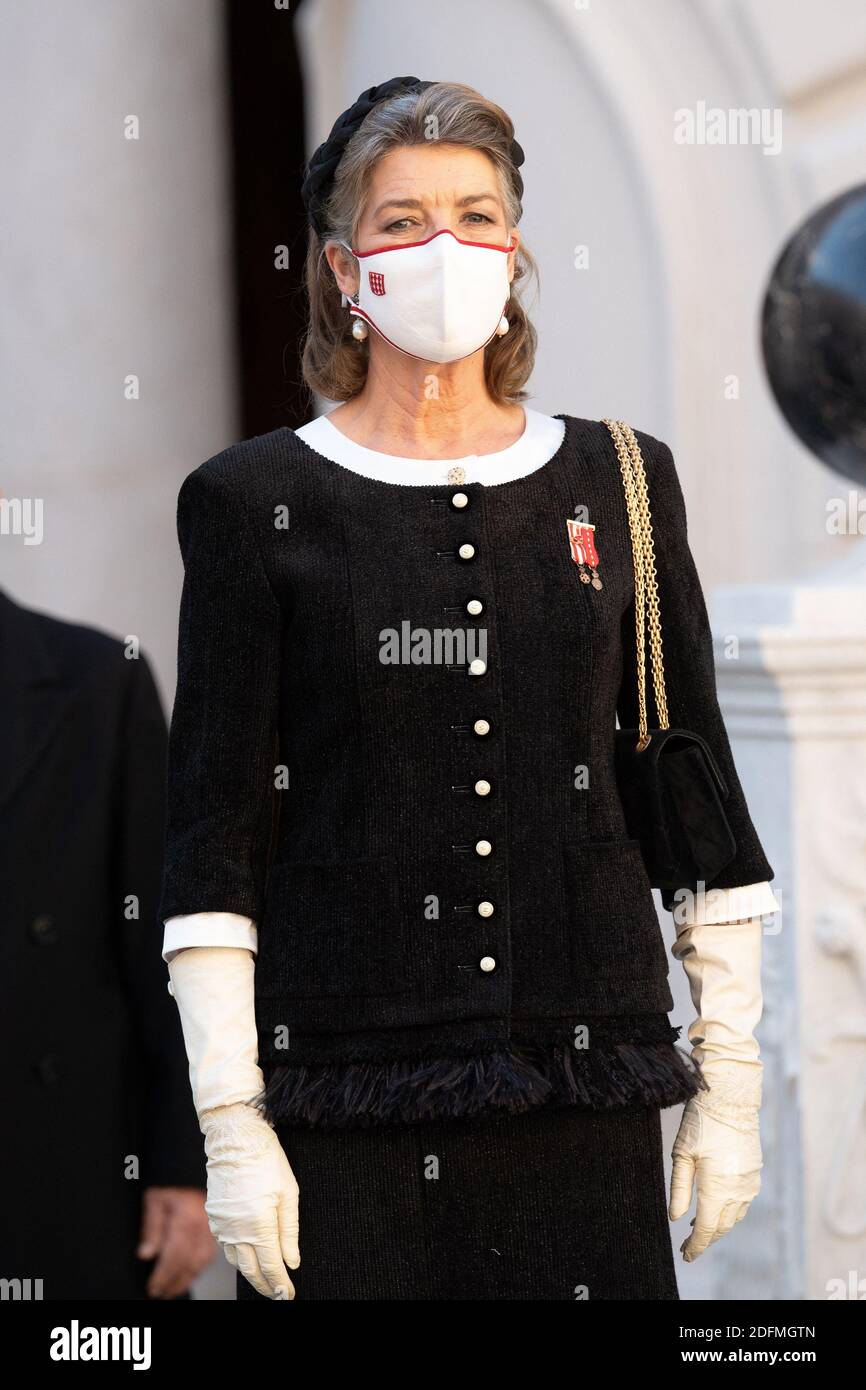 Princess Caroline of Hanover attends a medal ceremony at the Monaco ...