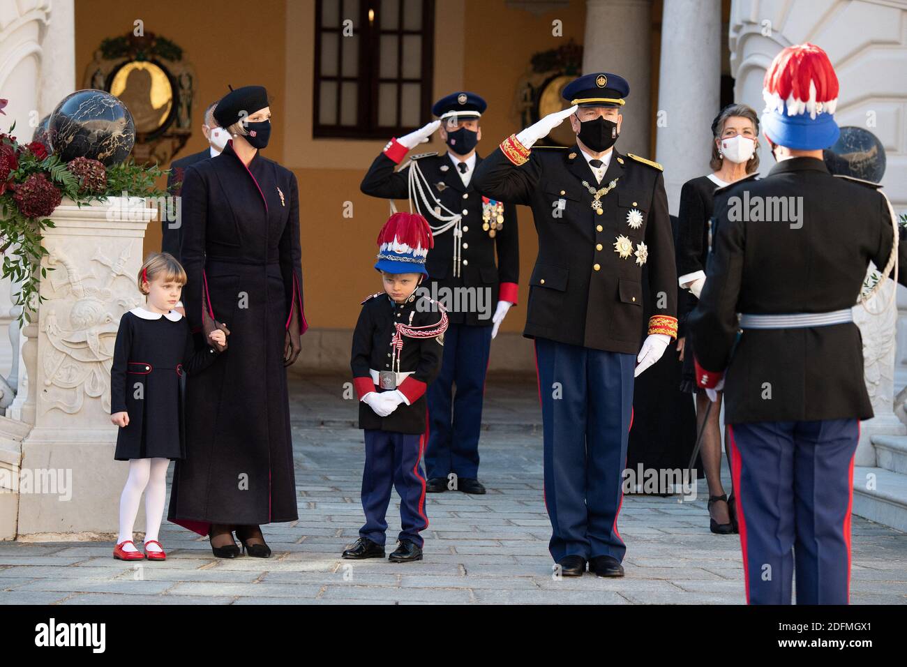 Prince Albert II of Monaco, Princess Charlene of Monaco, Crown Prince ...
