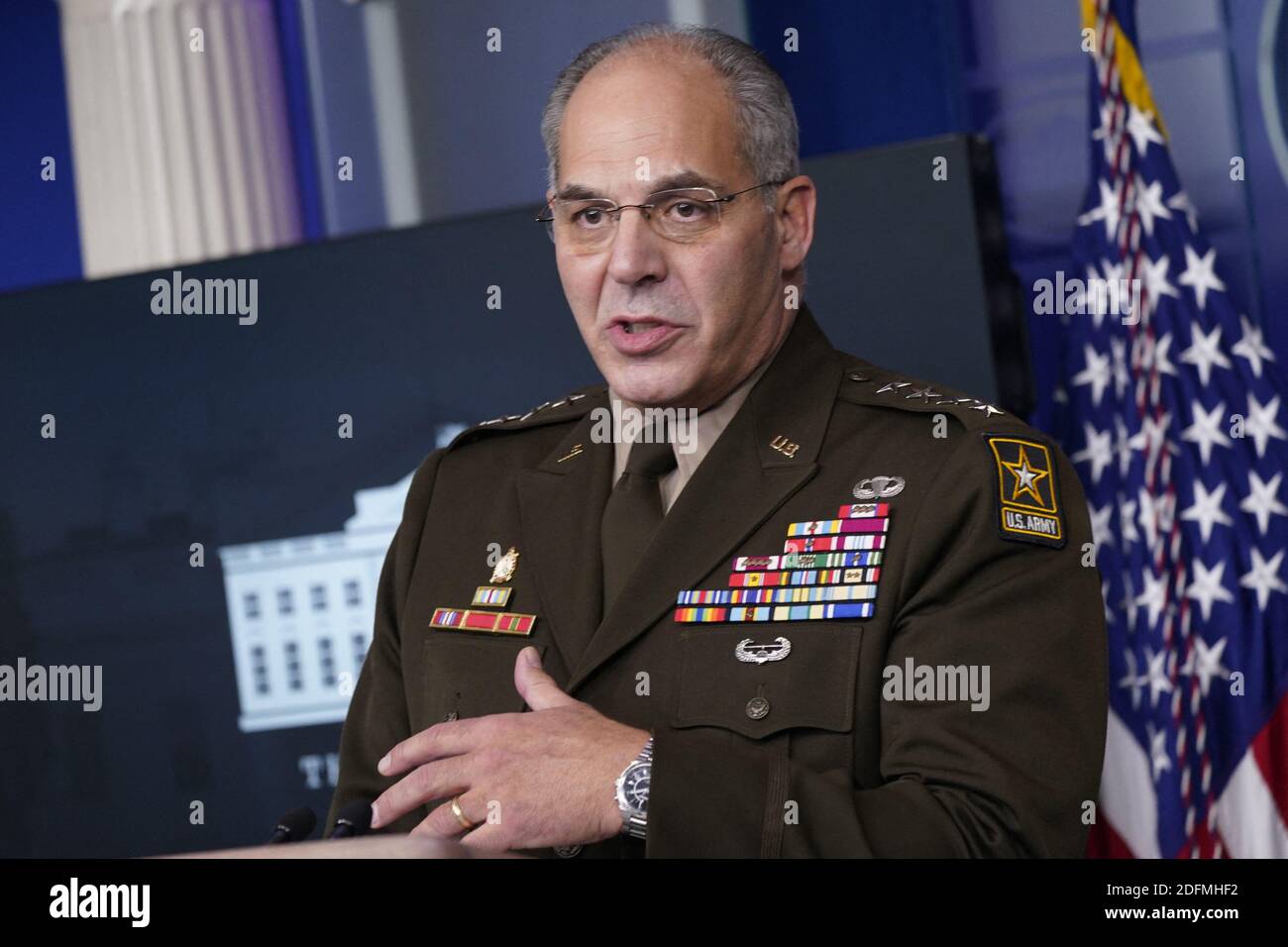 United States Army General Gustave F. Perna, chief operating officer ...