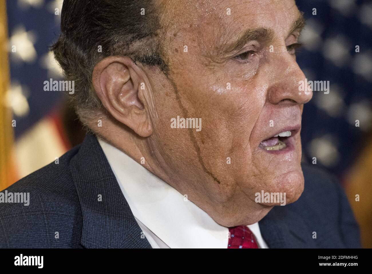 Former Mayor Rudy Giuliani (Republican of New York, New York) conducts ...