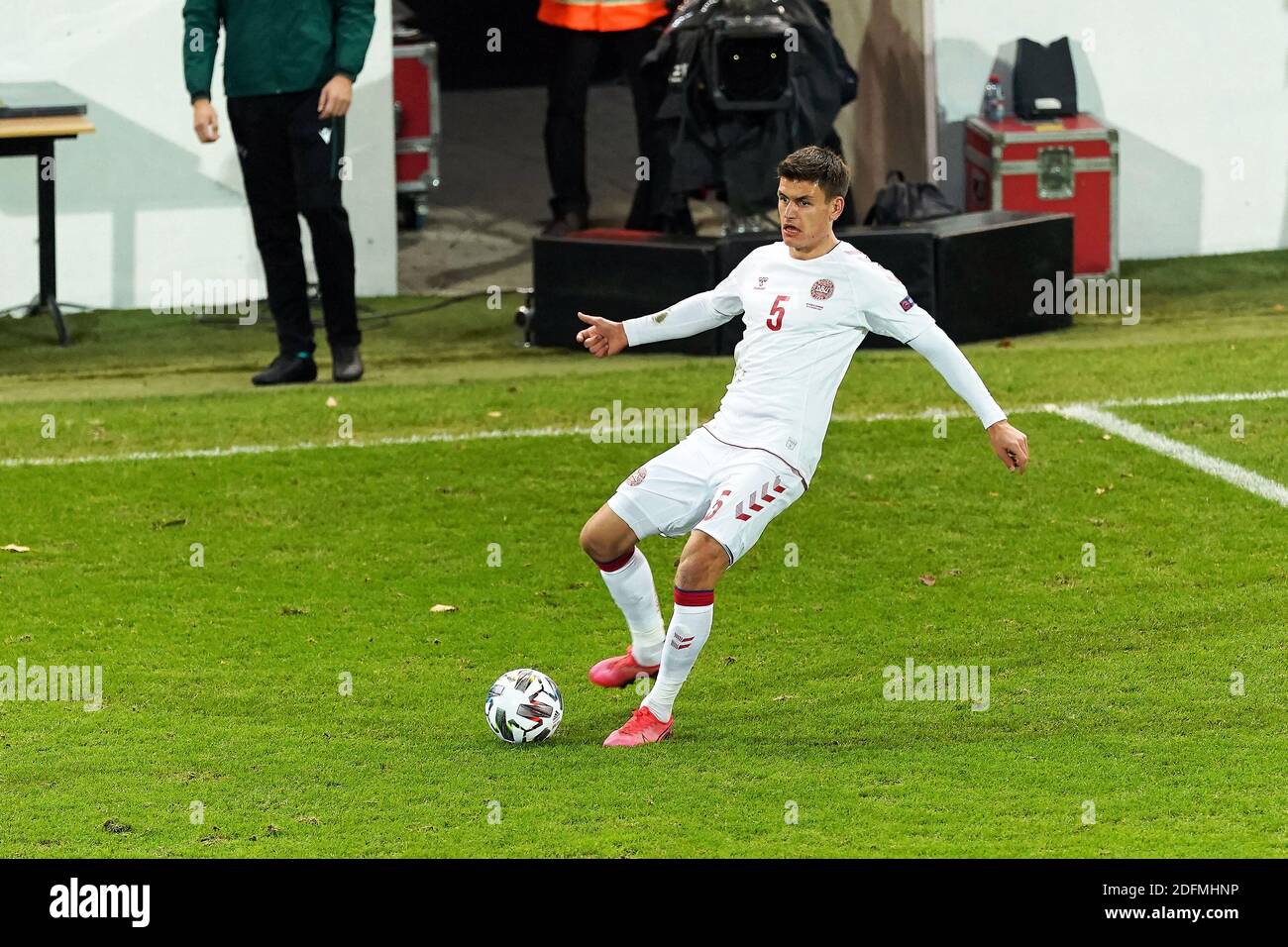 Joakim Maehle of Denmark during the UEFA Nations League group stage ...