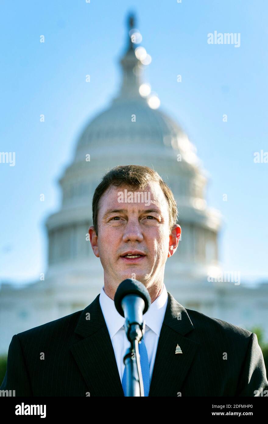 Architect of the Capitol J. Brett Blanton delivers remarks as he ...