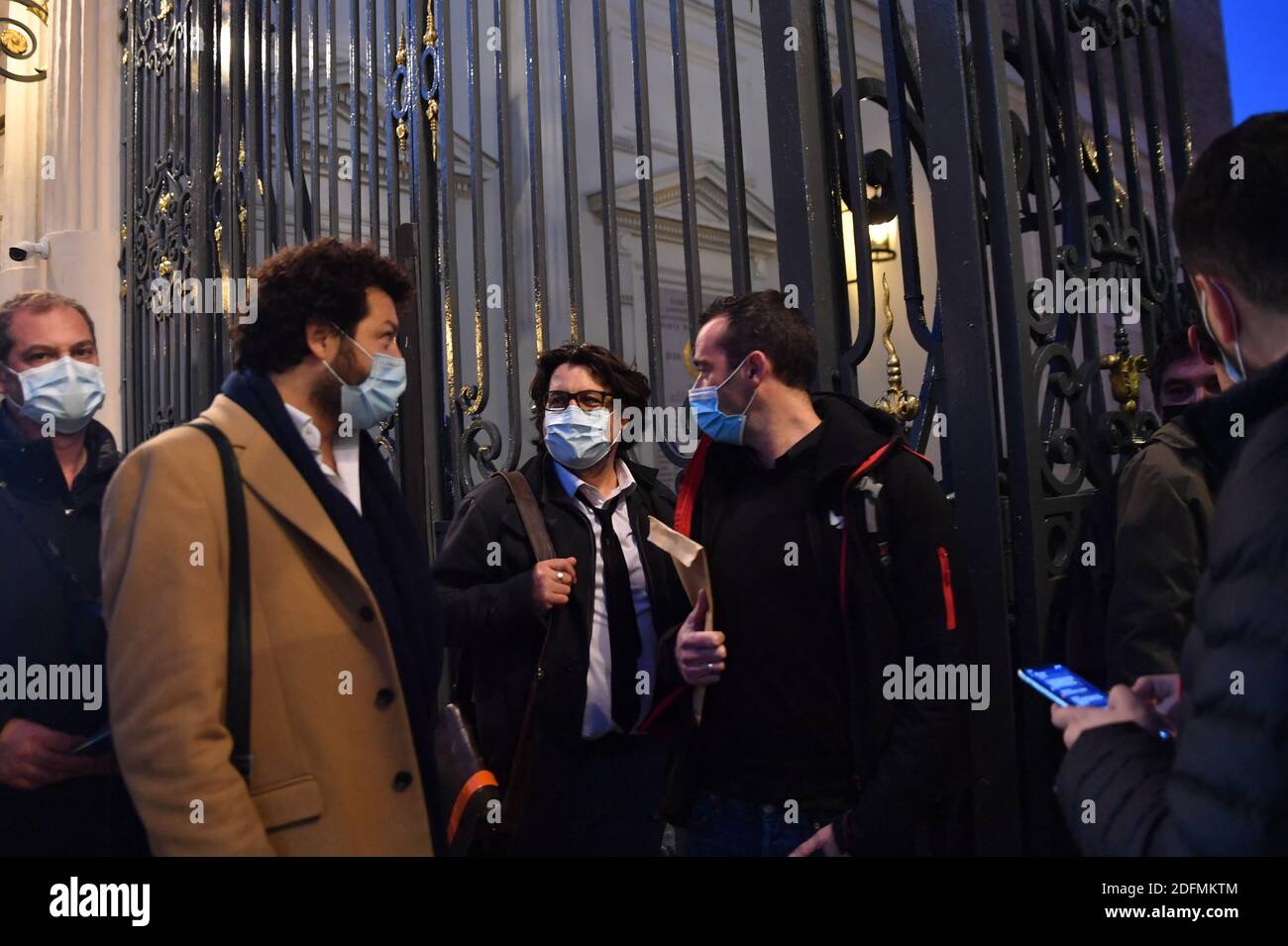 Member of the Human Rights League (LDH of France), lawyer Arie Alimi ...