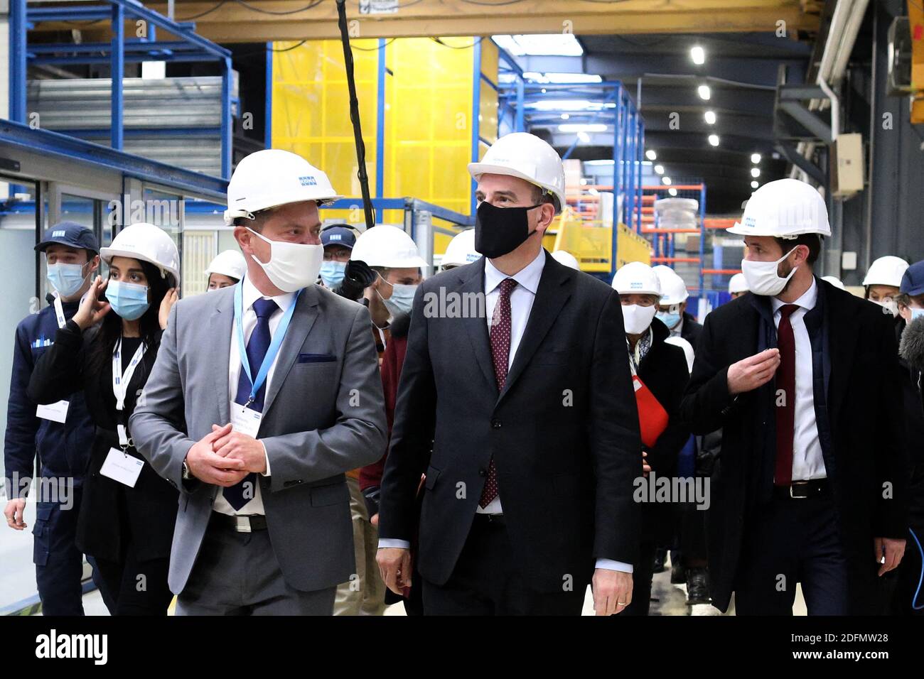 Prime Minister Jean Castex visits the Kone elevators and escalators ...