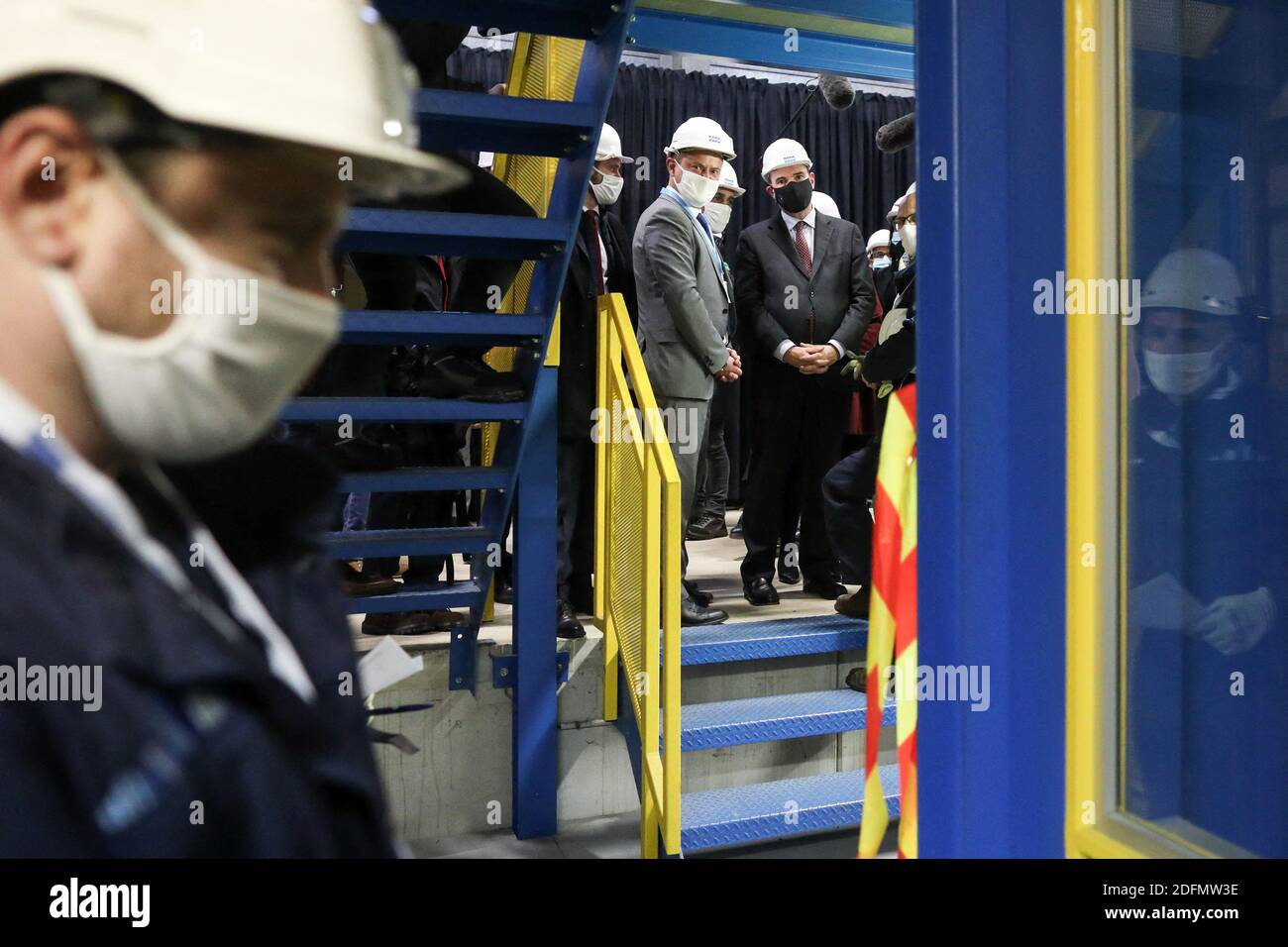 Prime Minister Jean Castex visits the Kone elevators and escalators ...