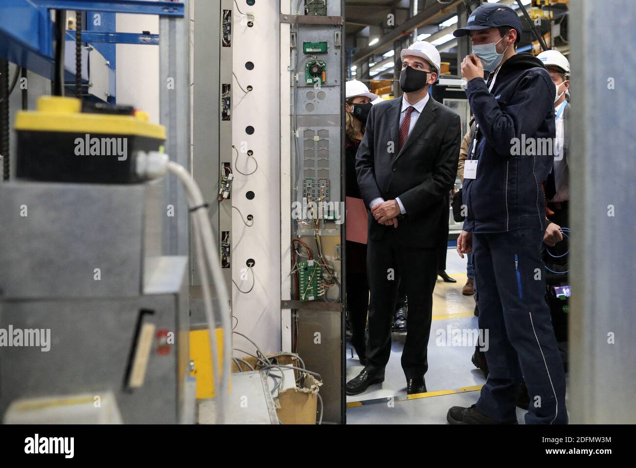 Prime Minister Jean Castex visits the Kone elevators and escalators ...