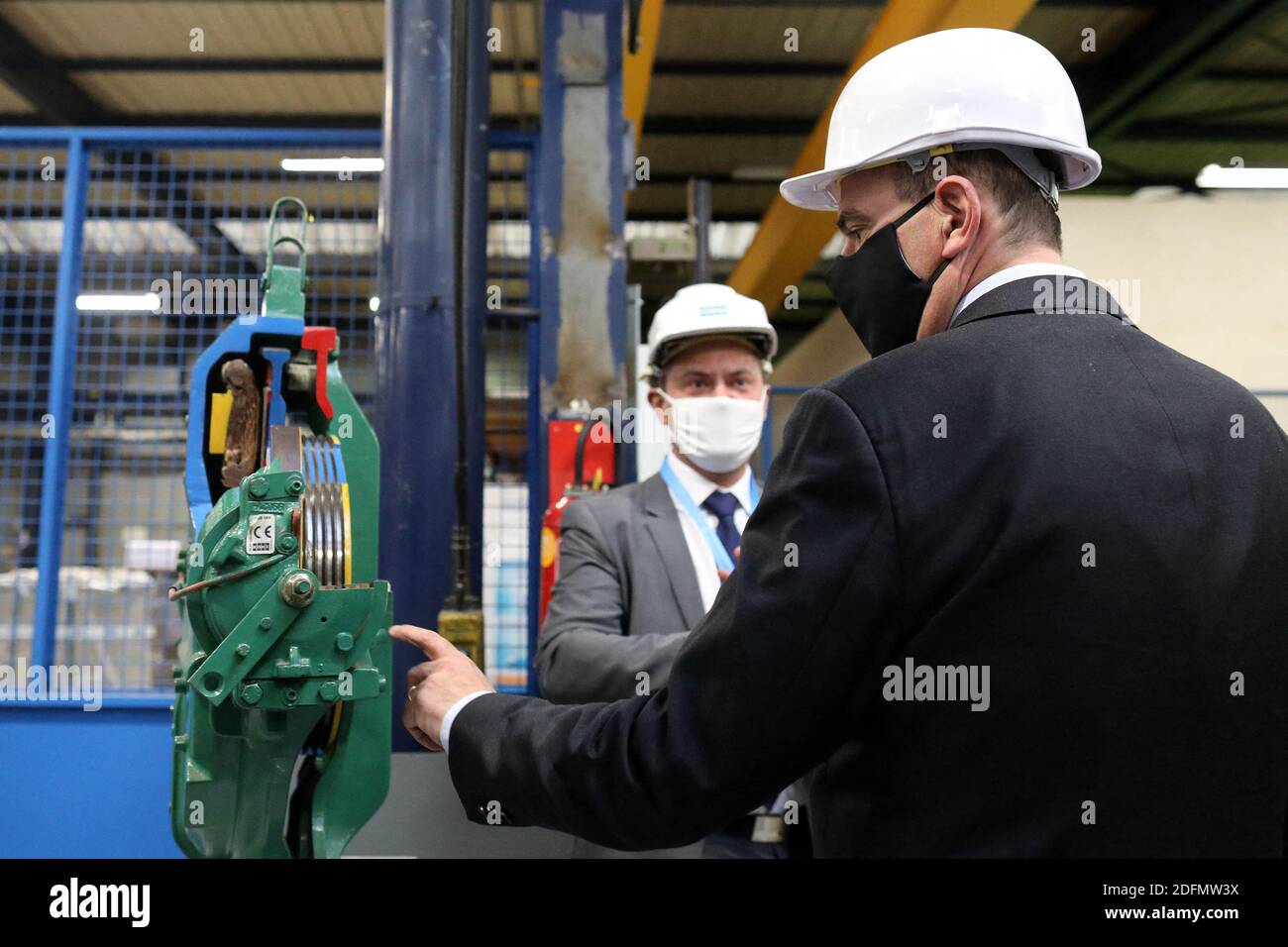 Prime Minister Jean Castex visits the Kone elevators and escalators ...