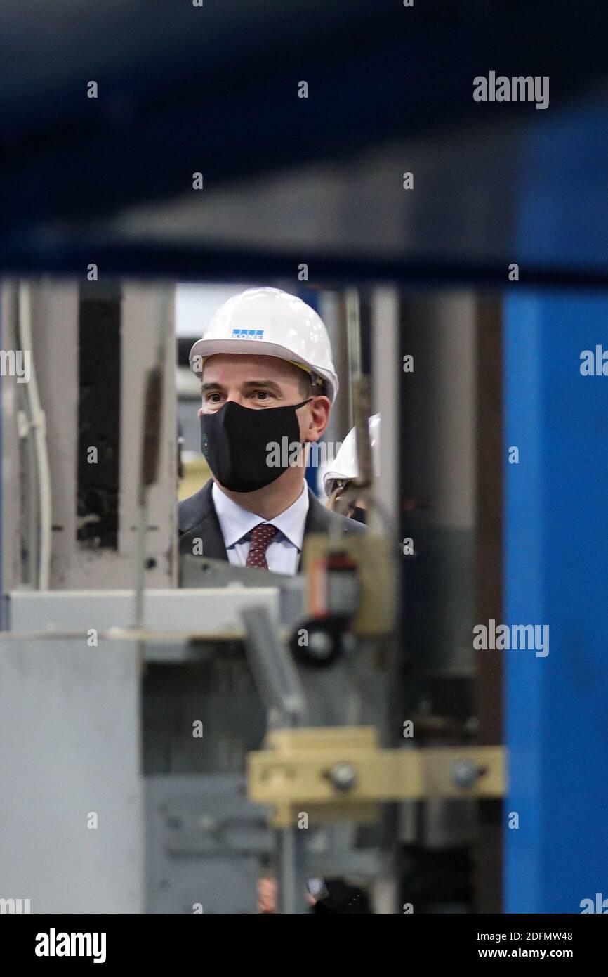 Prime Minister Jean Castex visits the Kone elevators and escalators ...