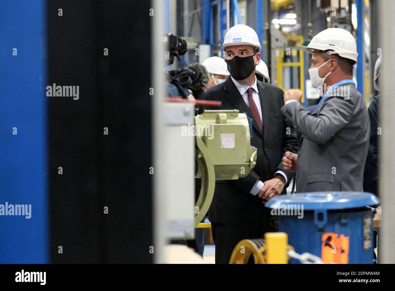 Prime Minister Jean Castex visits the Kone elevators and escalators ...