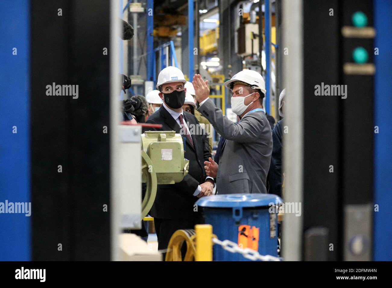 Prime Minister Jean Castex visits the Kone elevators and escalators ...