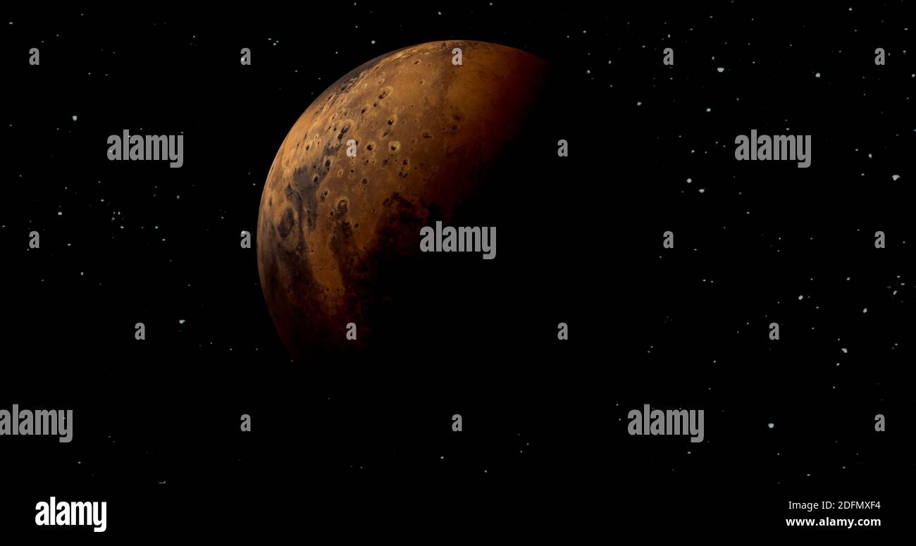 Full View Of The Planet Mars