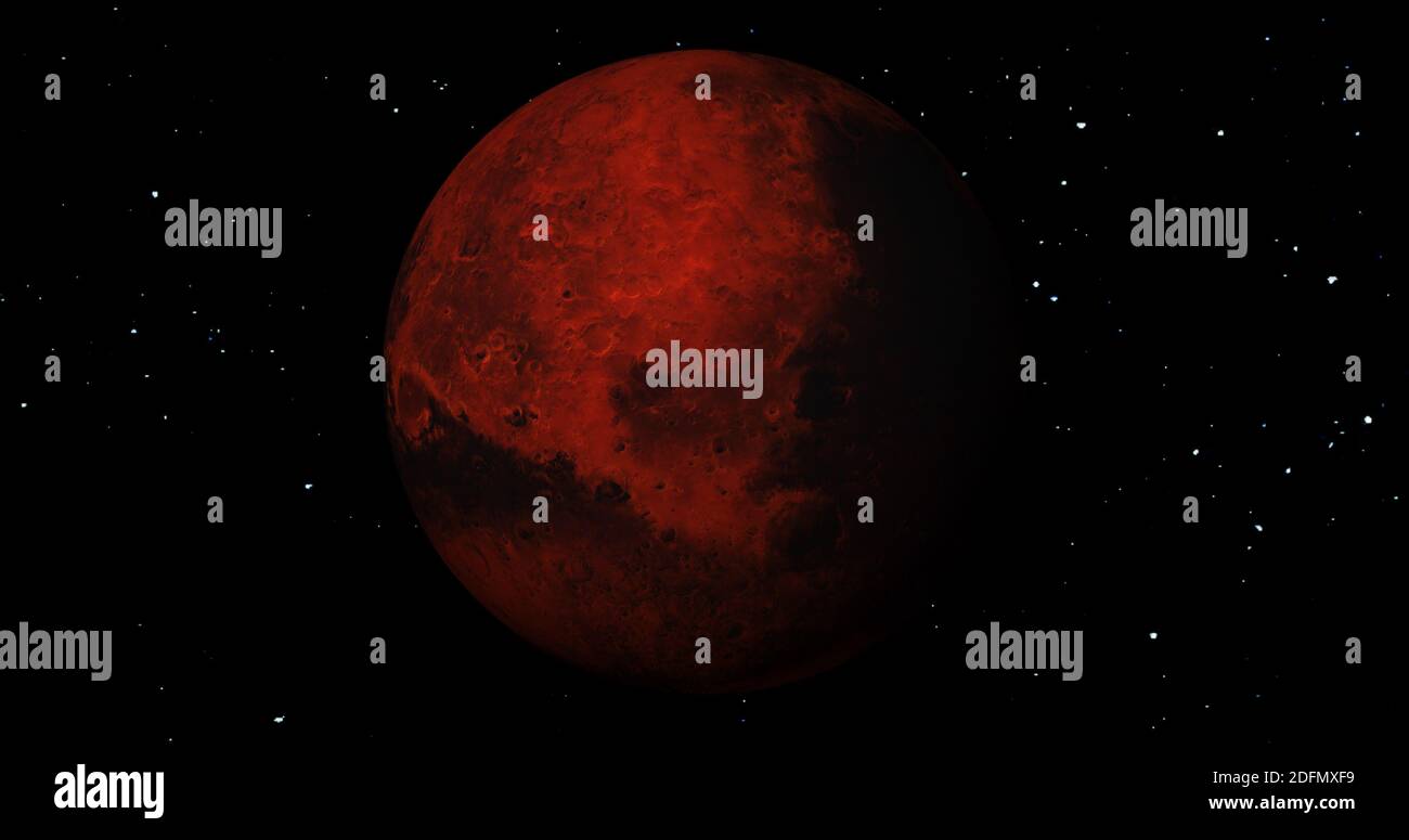Planet mars black background hi-res stock photography and images - Alamy