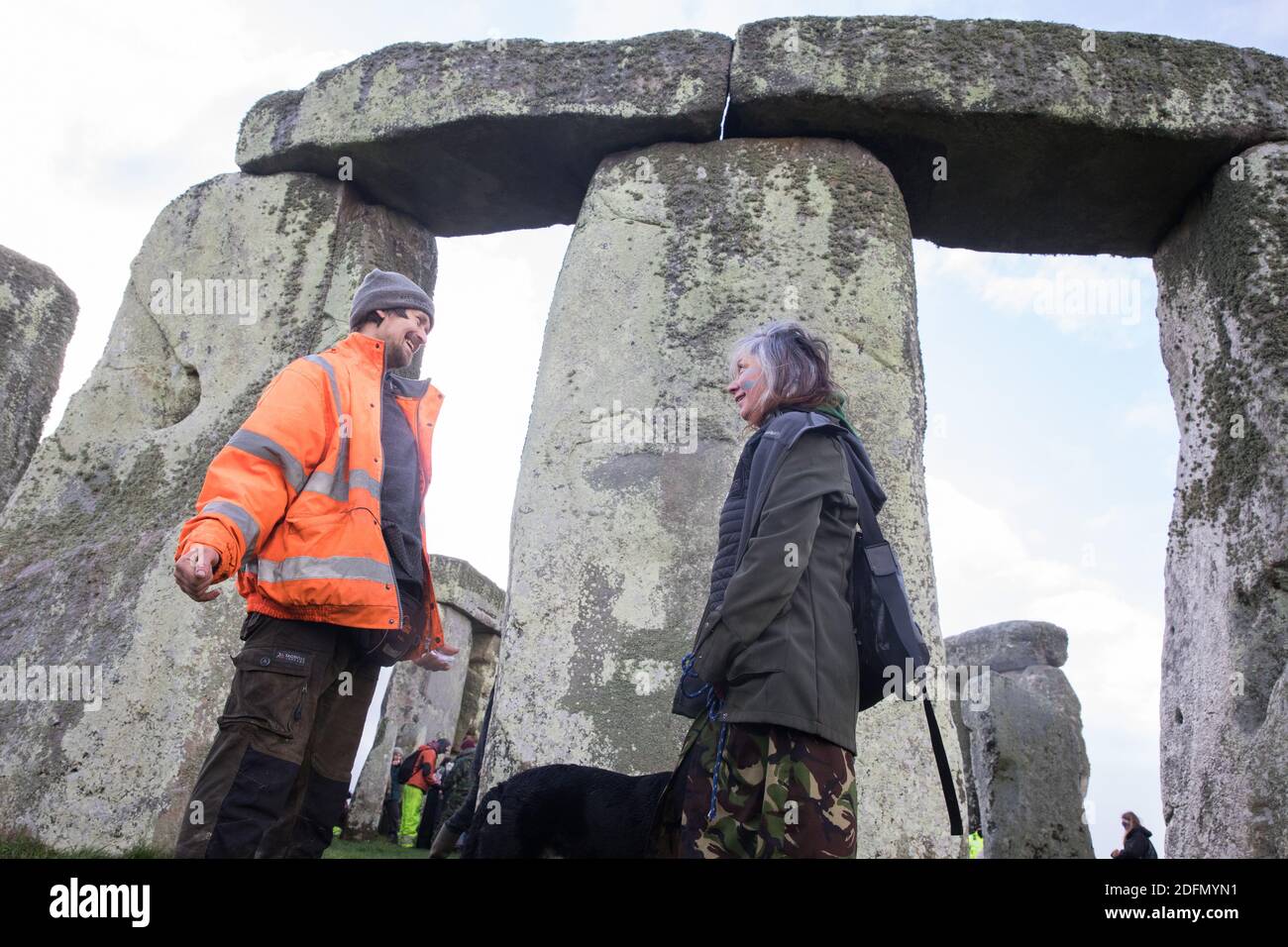 Salisbury, UK. 5th December, 2020. Dan Hooper (l), better known as ...