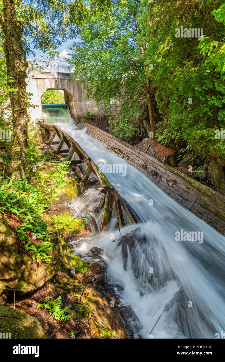 Hawk lake log chute hi-res stock photography and images - Alamy
