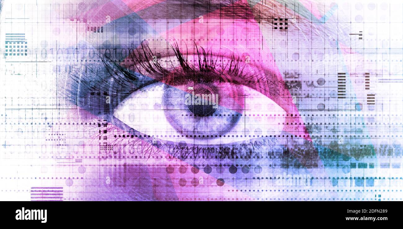 Online Privacy Security Threat Abstract Background Art Stock Photo - Alamy