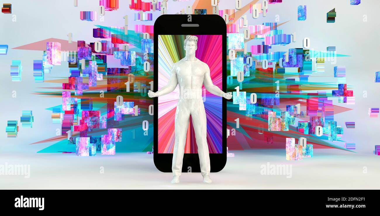 Mobile Technology Device for Banking Payment and Shopping Stock Photo ...