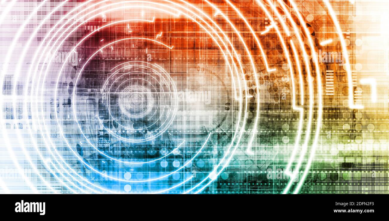 Pharmaceutical Industry with Science Research as Art Stock Photo - Alamy