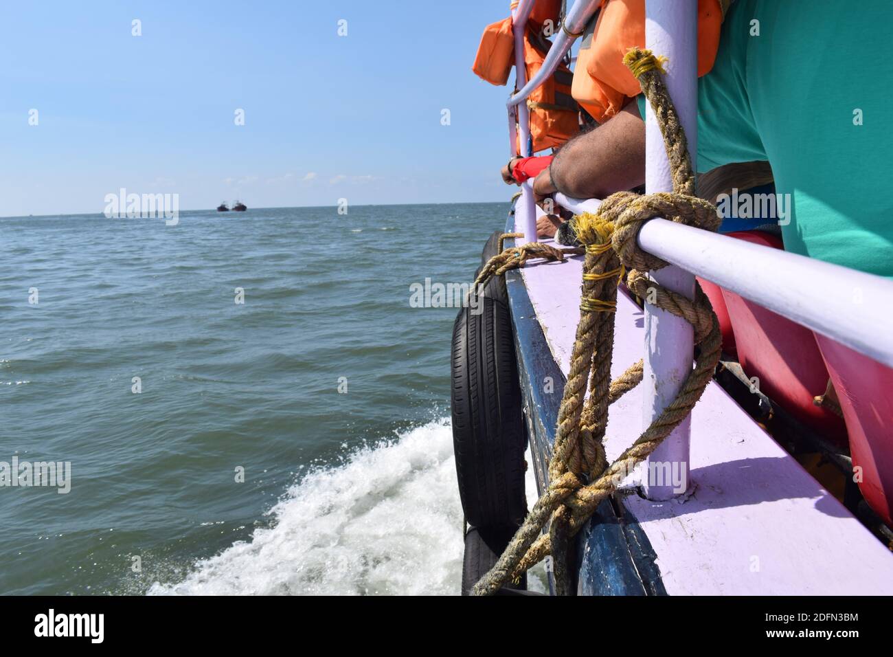 A view of sea from boat Stock Photo - Alamy