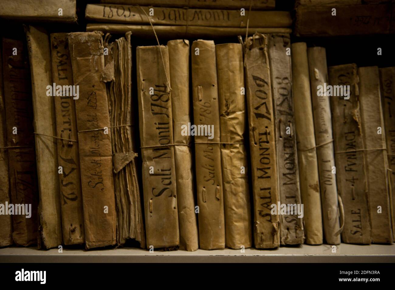 Old medieval books Stock Photo - Alamy