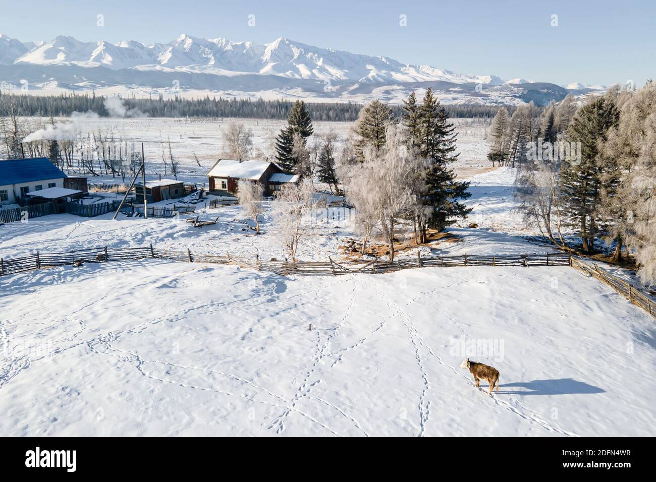 Village grassland siberia russia hi-res stock photography and images ...